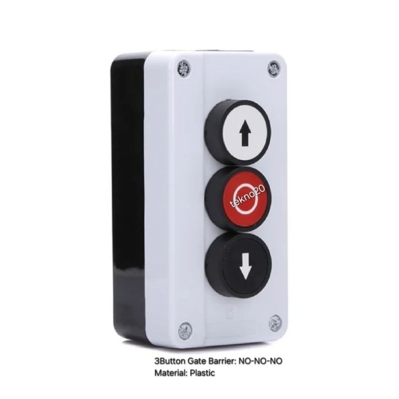 Jual 3 Tombol Model Push Button Switch untuk Automatic Gate Door Opener ...