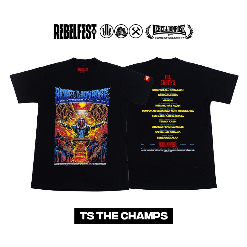 Jual READY STOCK - REBELFEST - TS THE CHAMPS Rebellion Rose Album Baru ...