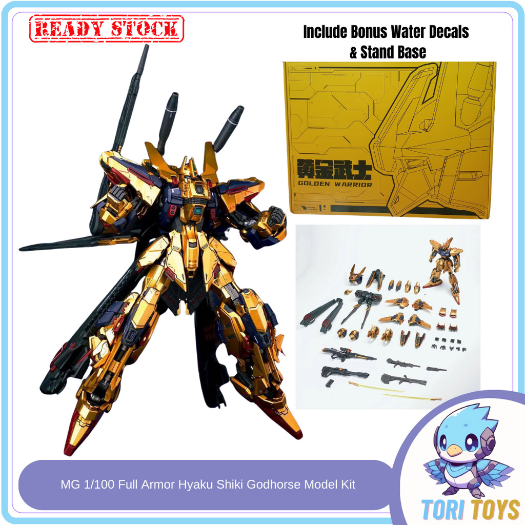 Jual MG 1/100 Full Armor Hyaku Shiki UC ZETA Godhorse Model Kit ...