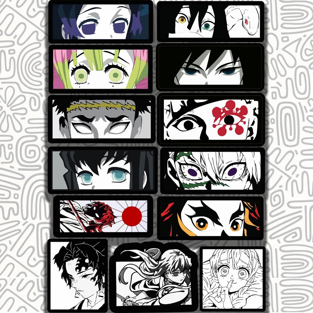 Jual Stiker Kimetsu No Yaiba (KNY) || Sticker Demon Slayer Kanao Giomei ...