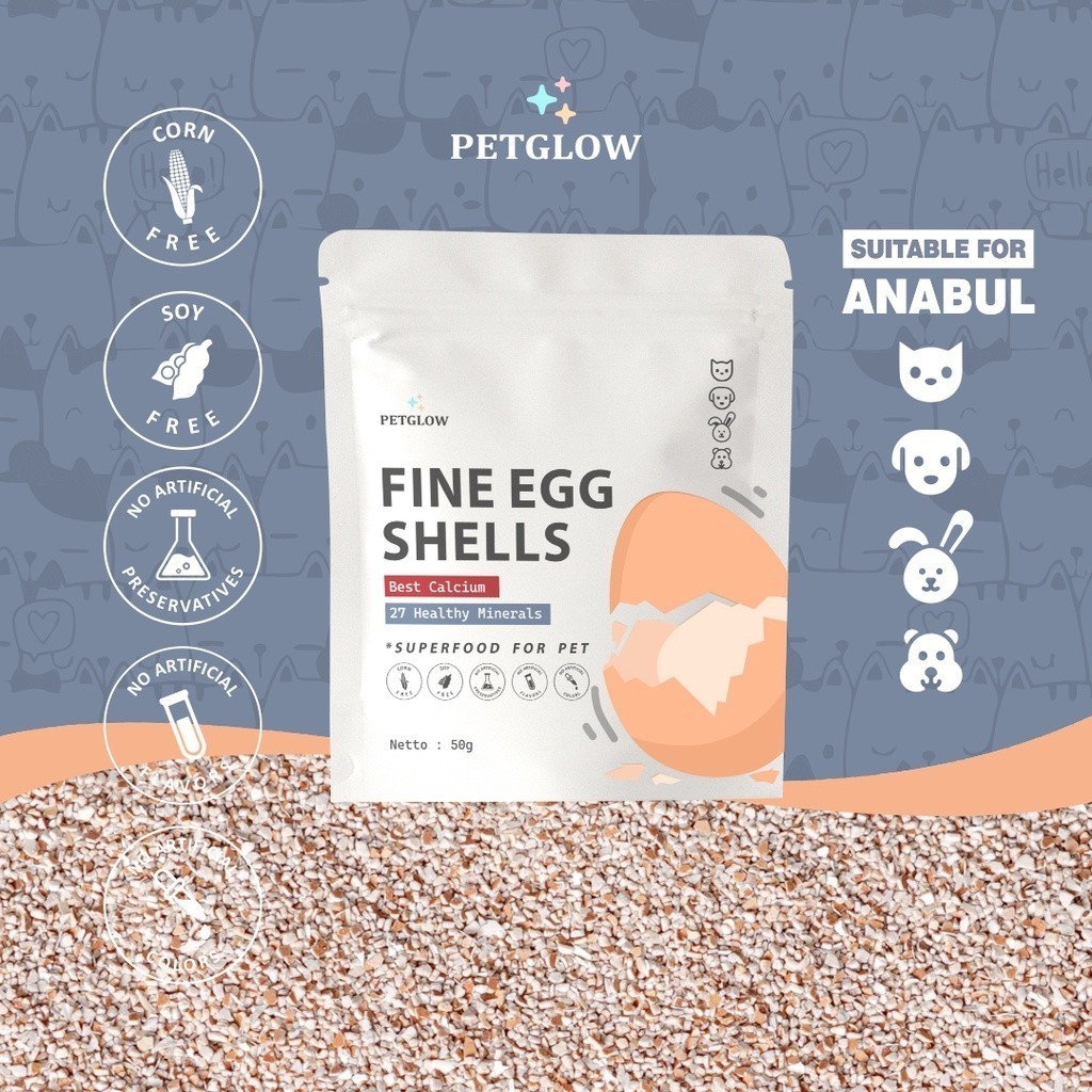 Jual Superfood Fine Egg Shell For Pet Bubuk Cangkang Telur Untuk Anjing ...