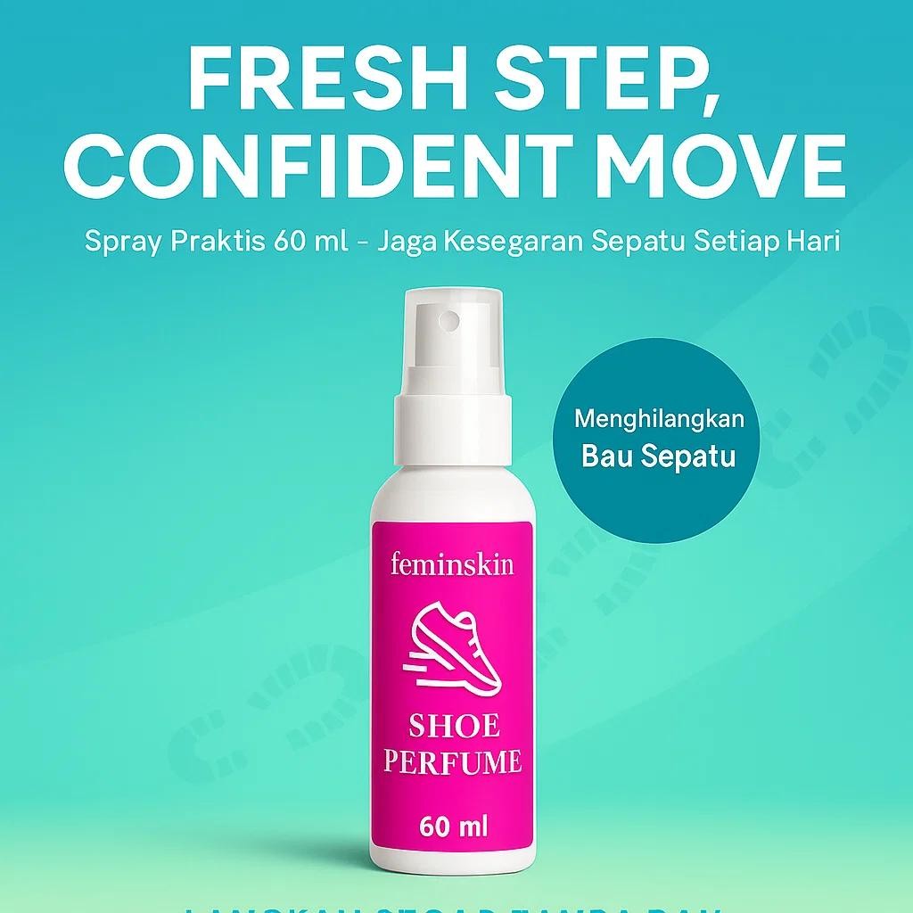Jual Parfum Sepatu Spray Praktis Menghilangkan Bau Tidak Sedap Aroma ...