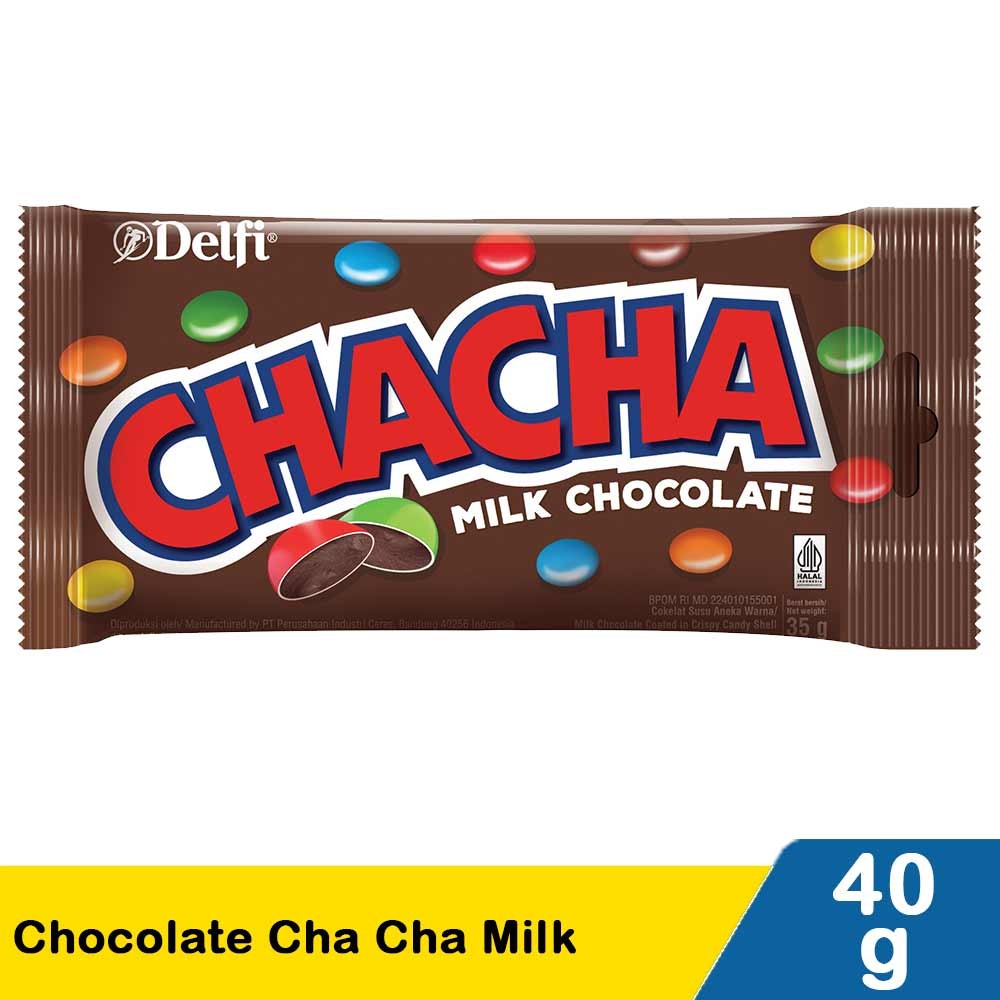 Jual DELFI CHOCOLATE CHA CHA MILK 35g | Shopee Indonesia