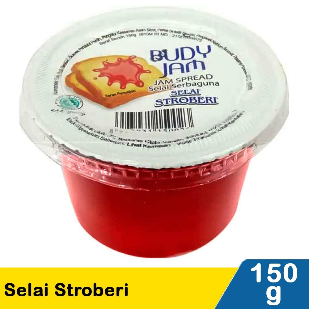 Jual BUDY JAM SELAI STROBERI 150g | Shopee Indonesia