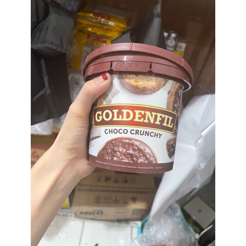 Jual Glaze Goldenfill Coklat Crunchy @1 kg | Shopee Indonesia