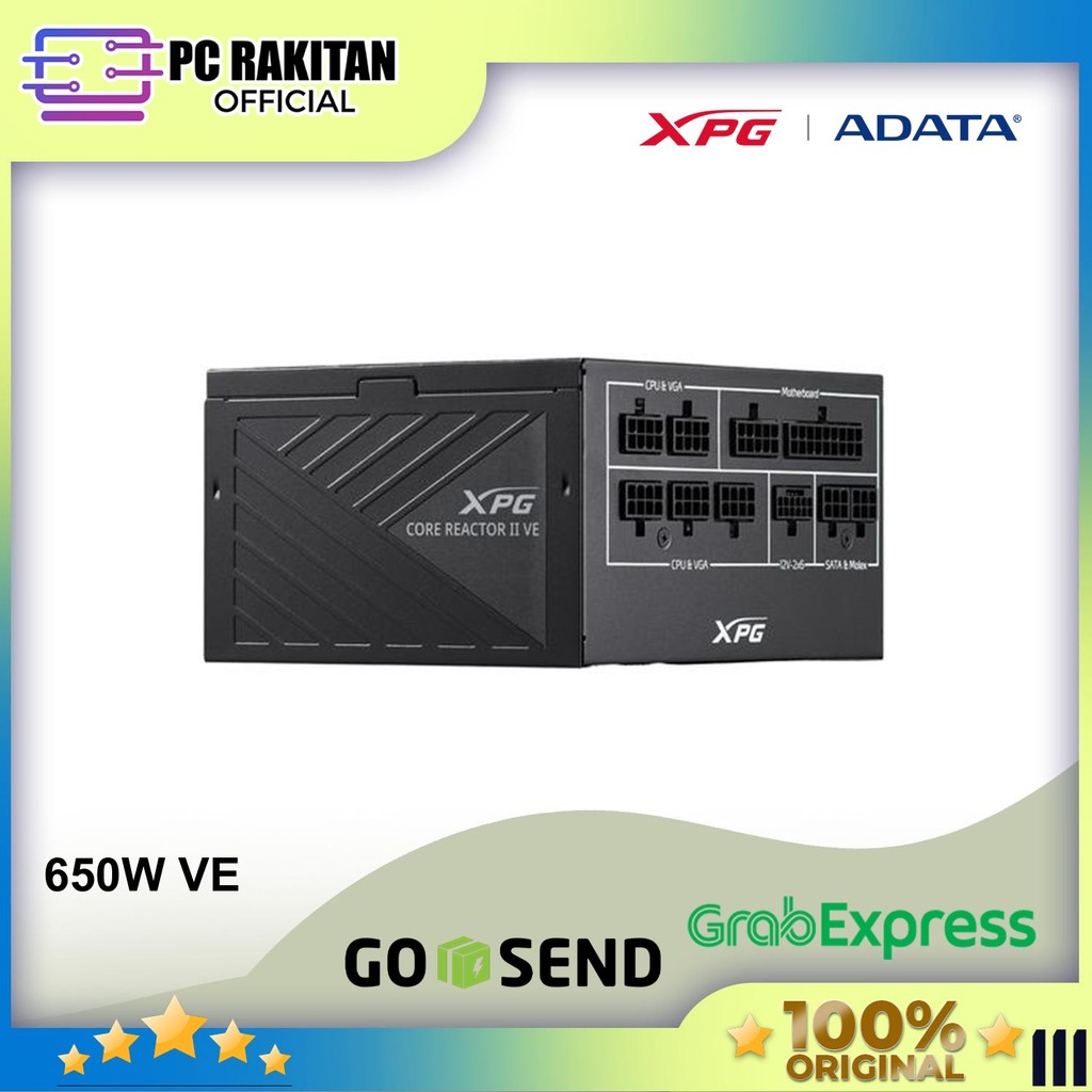 Jual ADATA XPG PSU POWER SUPPLY CORE REACTOR II VE 650W (80+ GOLD ...