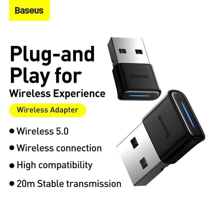 Jual Baseus Mini Usb BA04 Bluetooth Dongle Wireless Adapter V5.0 ...
