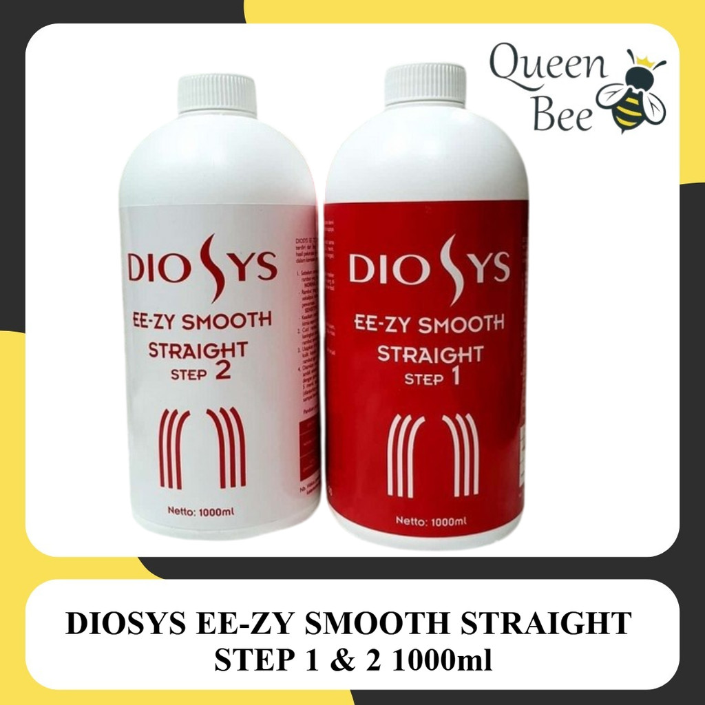 Jual DIOSYS EE-ZY SMOOTH STRAIGHT STEP 1 & 2 1000ml | Pelurus Rambut ...