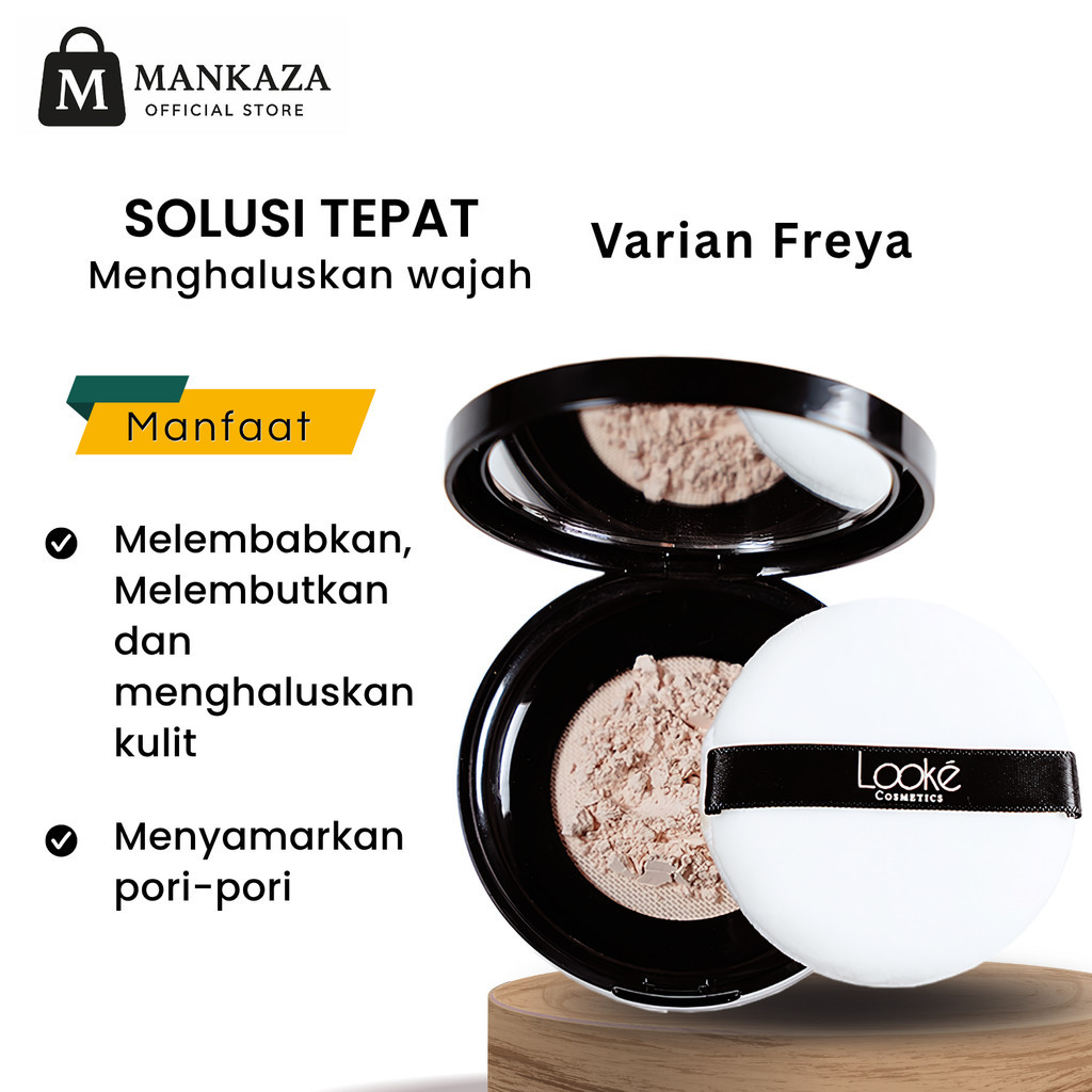 Jual LOOKE Holy Smooth & Blur Loose Powder FREYA 20gr Bedak Tabur ...