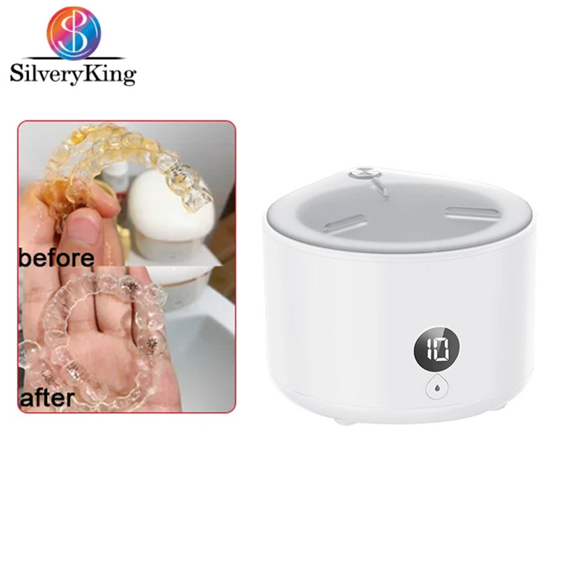 Jual Braces Cleaner False Teeth Ultrasonic Aligner Retainer Dental ...