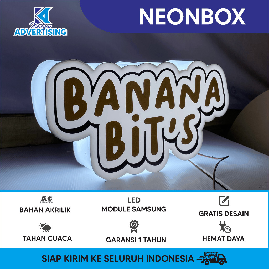 Jual Neonbox Bentuk Custom Sesuai Gambar Logo Usaha Anda Bisa Di Tempel ...