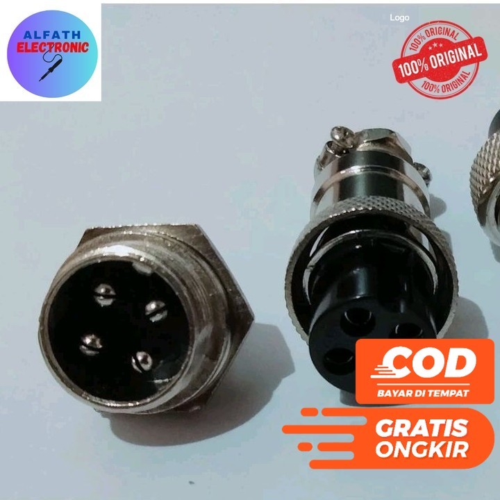 Jual Connector CB 4Pin Jack Socket CB 4Pin Konektor CB 4 PIN ORIGINAL ...