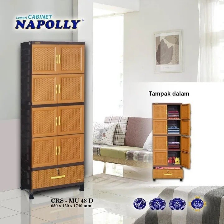 Jual NAPOLLY CRS MU 48D (FULL RAK) - Lemari Pakaian Napolly BCBC MU 48D ...