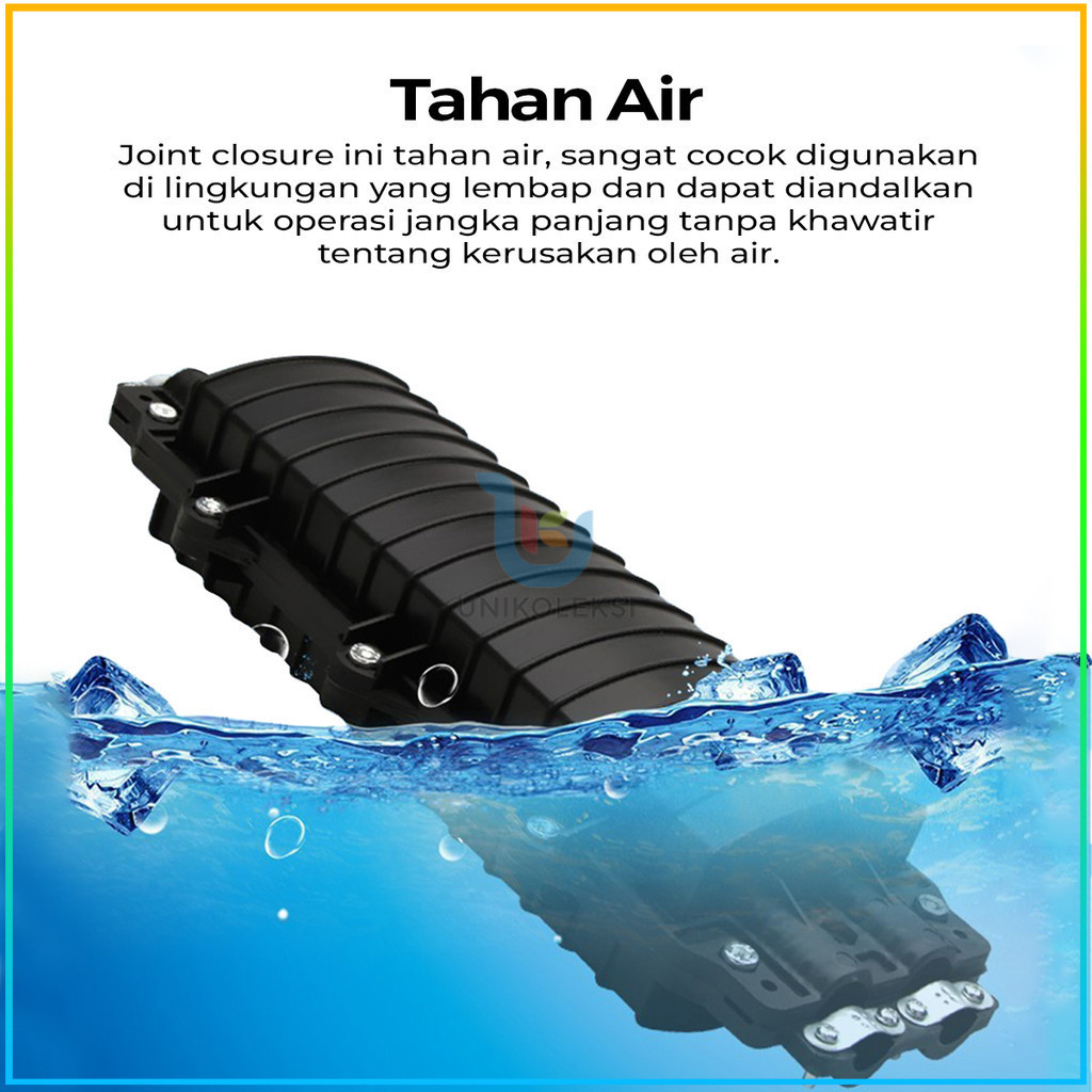 Jual Joint Closure 12-24 Core Clousure Inline Fiber Optik Box Joint ...