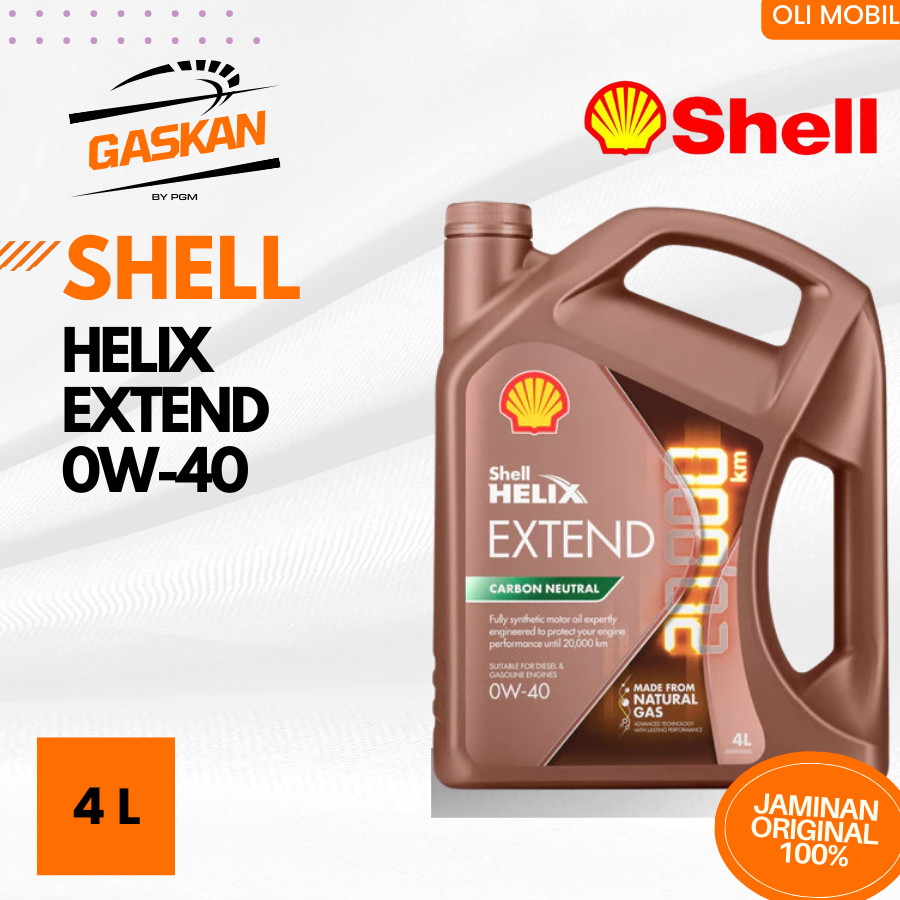 Jual Oli Mobil Helix HX Extend 0W40 4L Galon (Dijamin Ori 100% ...