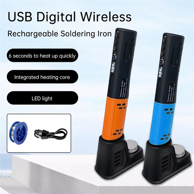Jual Classy-Portable USB Cordless Electric Soldering Iron LED Digital ...