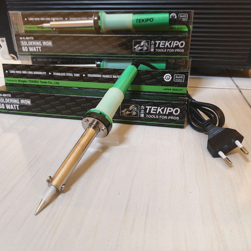 Jual TEKIPO SOLDER LISTRIK 60 40 WATT / SOLDERING IRON TIMAH 60W/40W ...