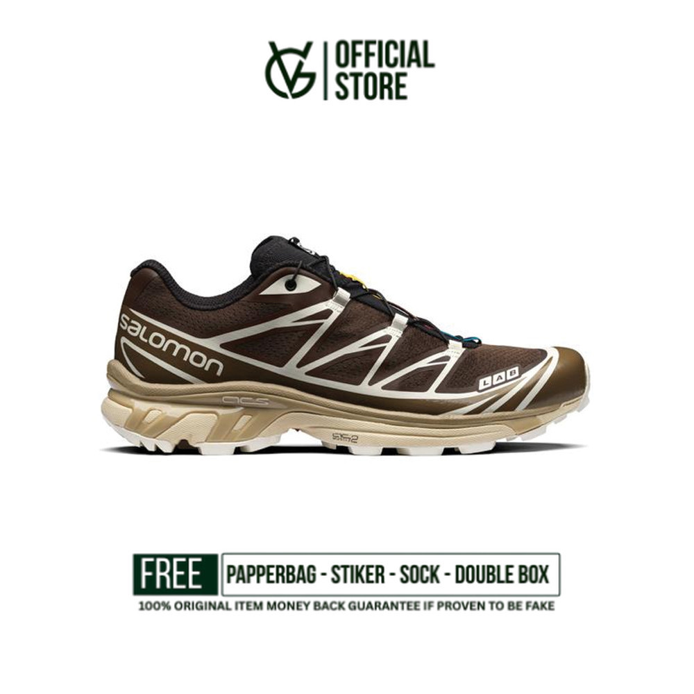 Jual Sepatu Salomon XT 6 Recut Wren Kangaroo Vanilla Ice 100% Original ...