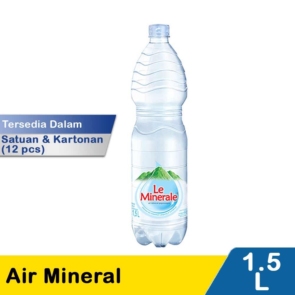 Jual LE MINERALE AIR MINERAL 1500mL | Shopee Indonesia