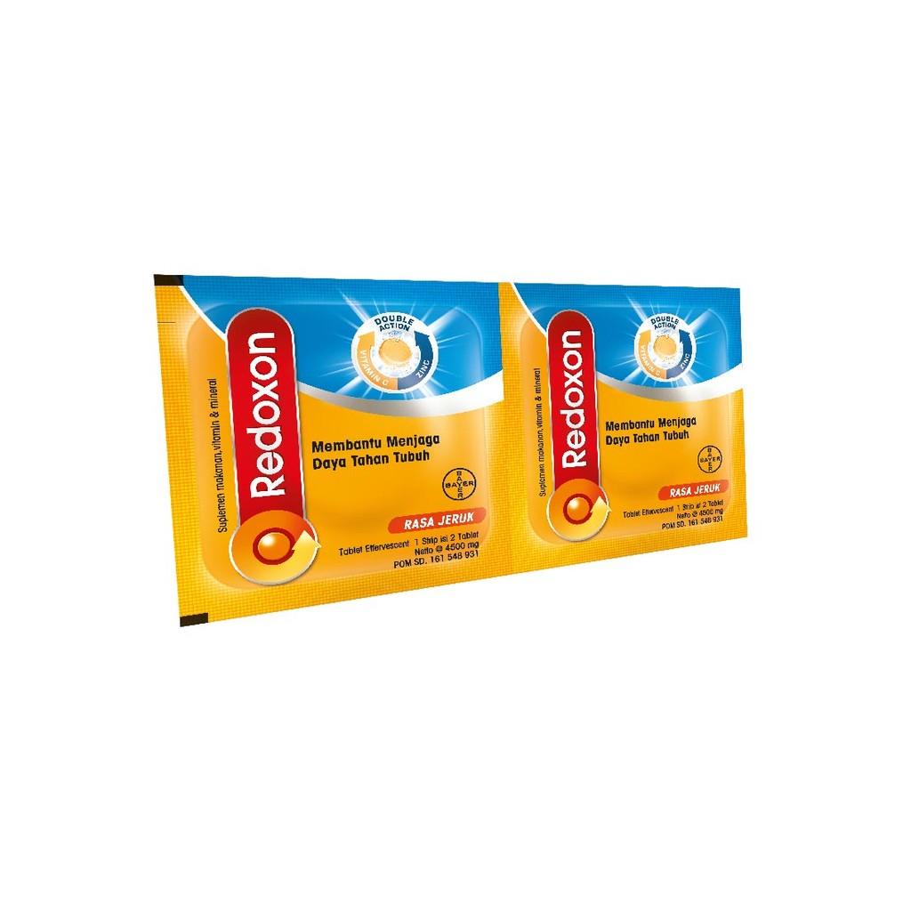 Jual REDOXON VITAMIN C DOUBLE ACTION 2'S JERUK | Shopee Indonesia