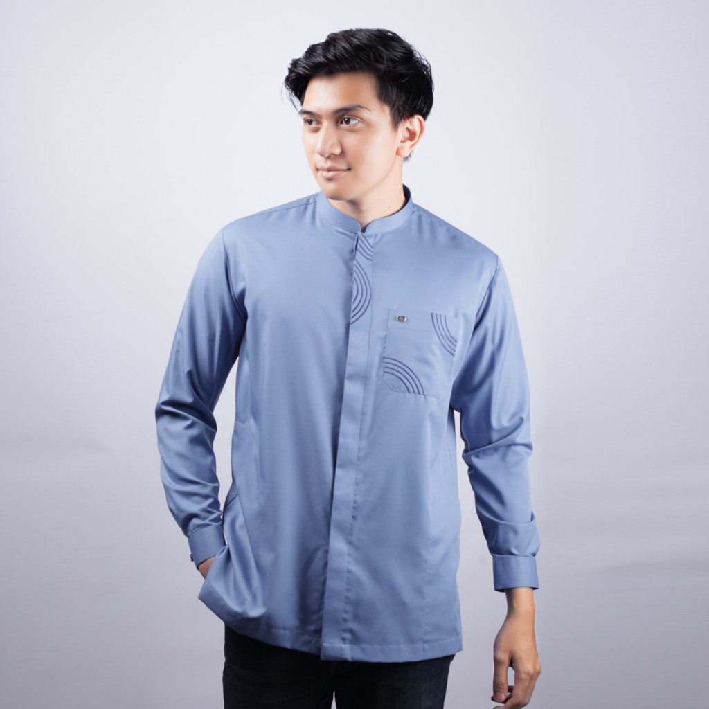 Jual Qori Apparel Reguler Baju Koko Casual Dzul Bijadain Lengan Panjang ...