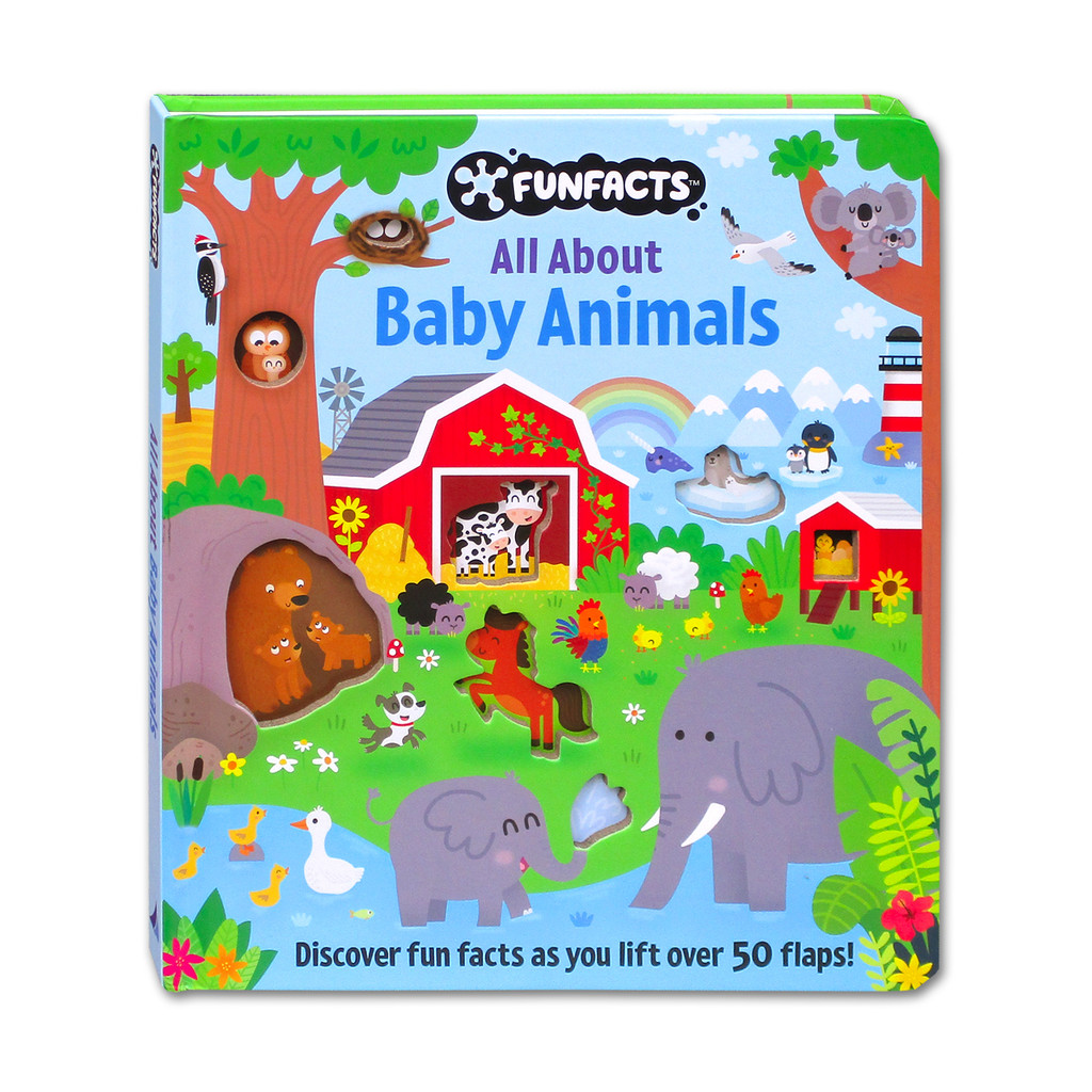 Jual FunFacts Discover All About Baby Animals Board Book with over 50 ...