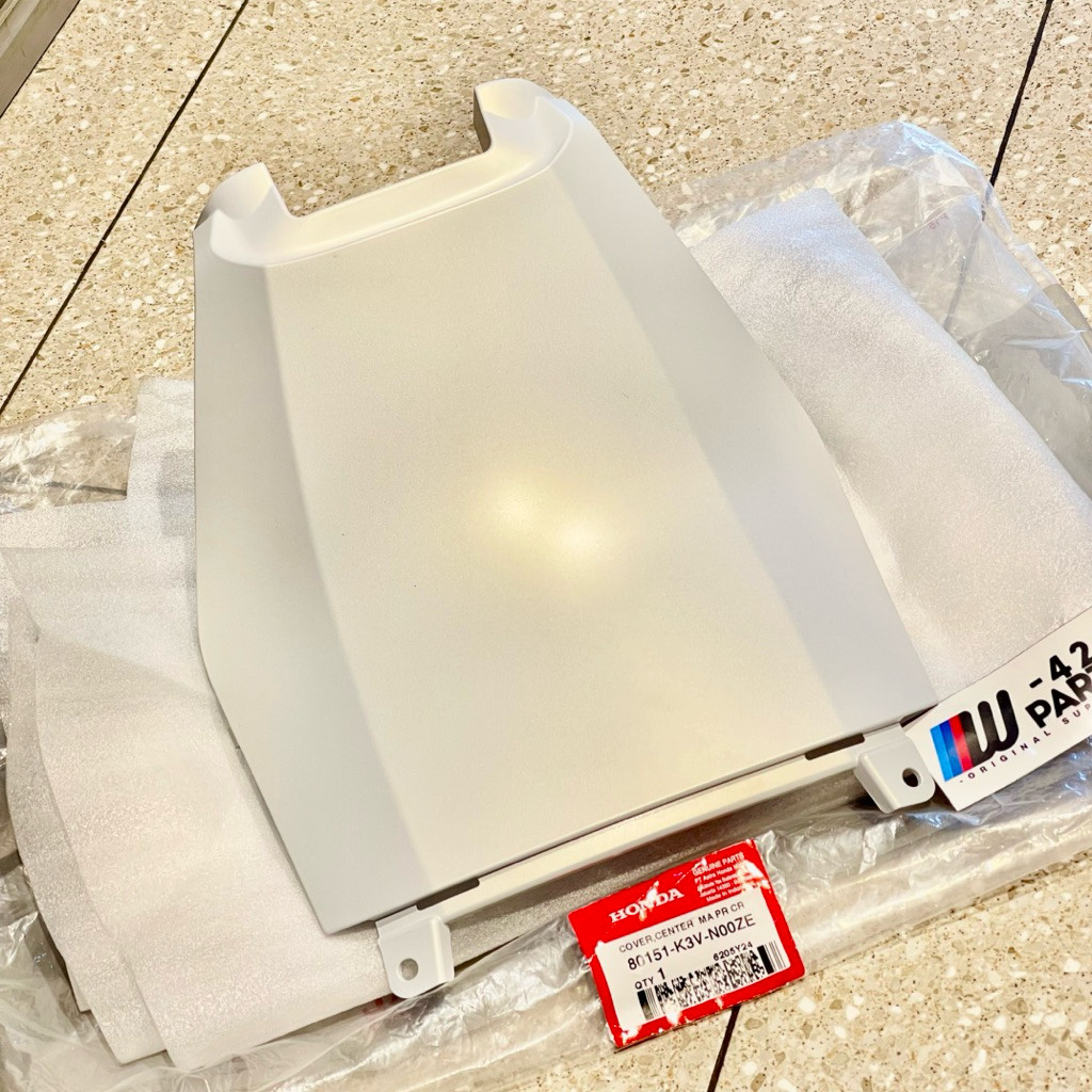 Jual COVER CENTER TUTUP MESIN BAWAH JOK STYLO 160 CBS ABS PUTIH DOFF ...