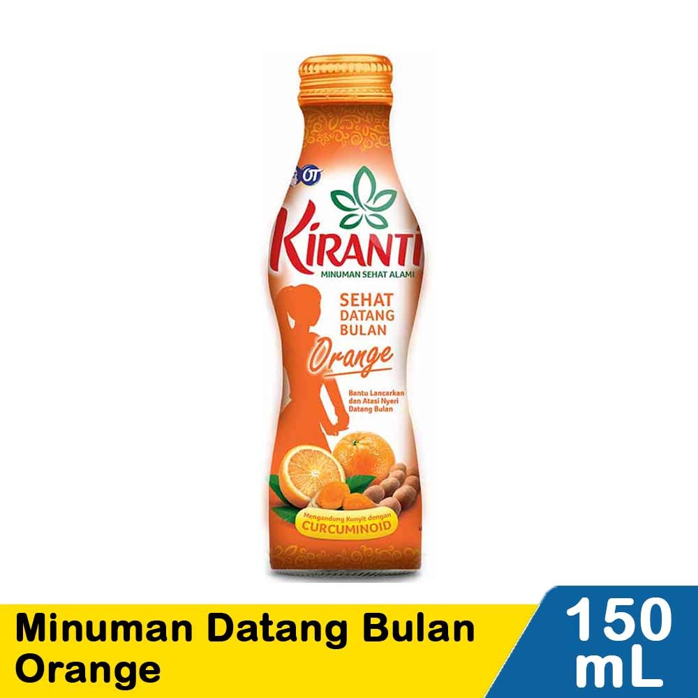 Jual KIRANTI JUICE SEHAT DATANG BULAN ORANGE 150mL | Shopee Indonesia