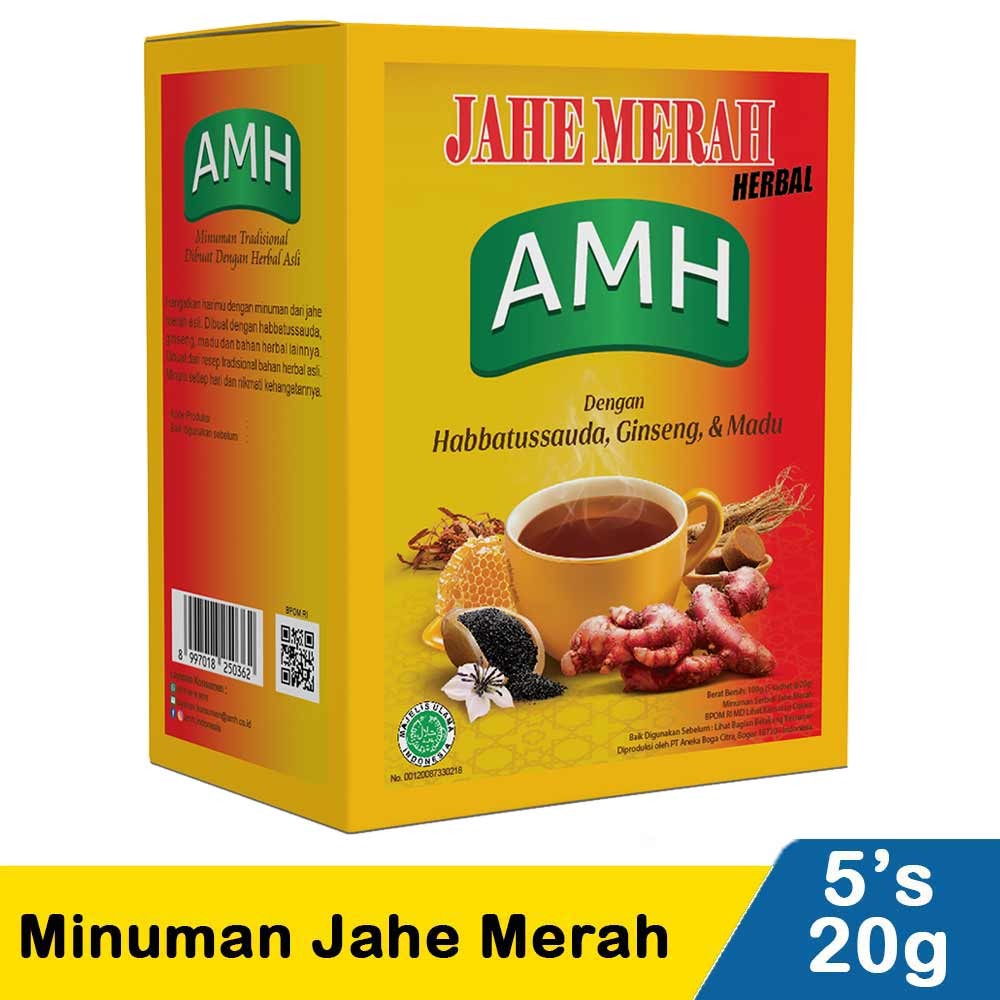 Jual AMH MINUMAN JAHE MERAH 5x20g | Shopee Indonesia