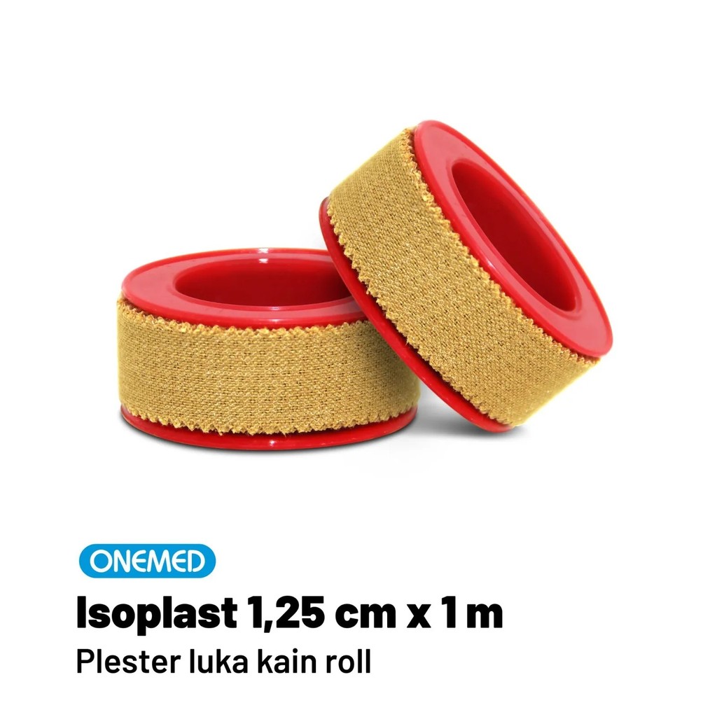 Jual OneMed Isoplast Plester Kain Elastis Roll 1,25cm x 1m Kecil ...