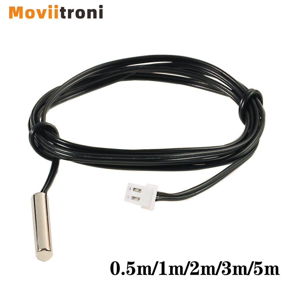 Jual 3950 NTC Thermistor Temperature Sensor Waterproof Probe Wire 10K ...
