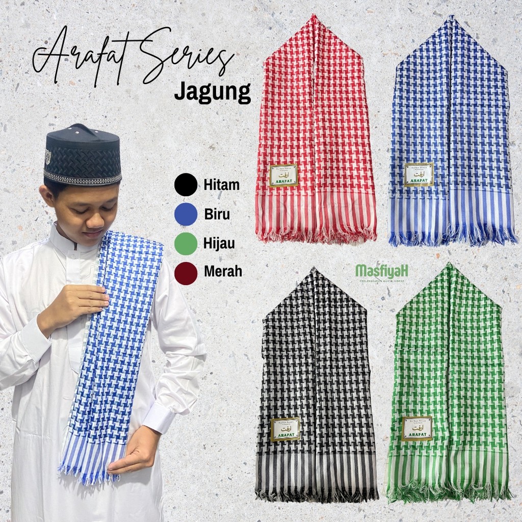 Jual (10PCS) Surban Arafat Murah Surban ARAFAT MOTIF JAGUNG Arafat Kain ...