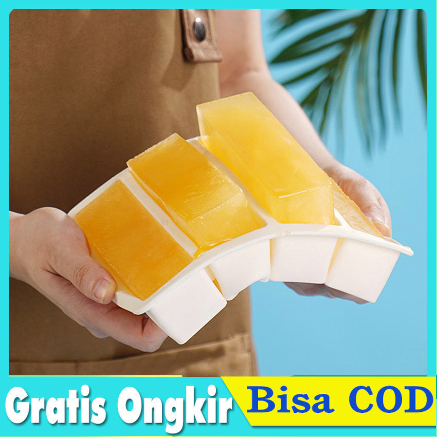 Jual Cetakan Es Silikon 4 Batang Besar - Wadah Beku MPASI, Buah & Kopi ...