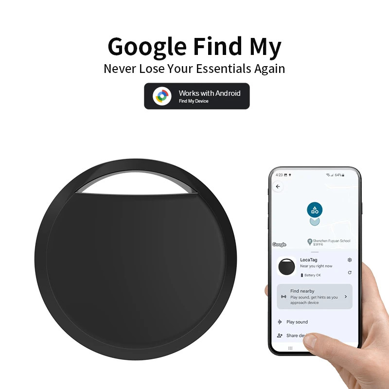 Jual Bluetooth GPS Tracker For Android Phones Work With Google Find My ...