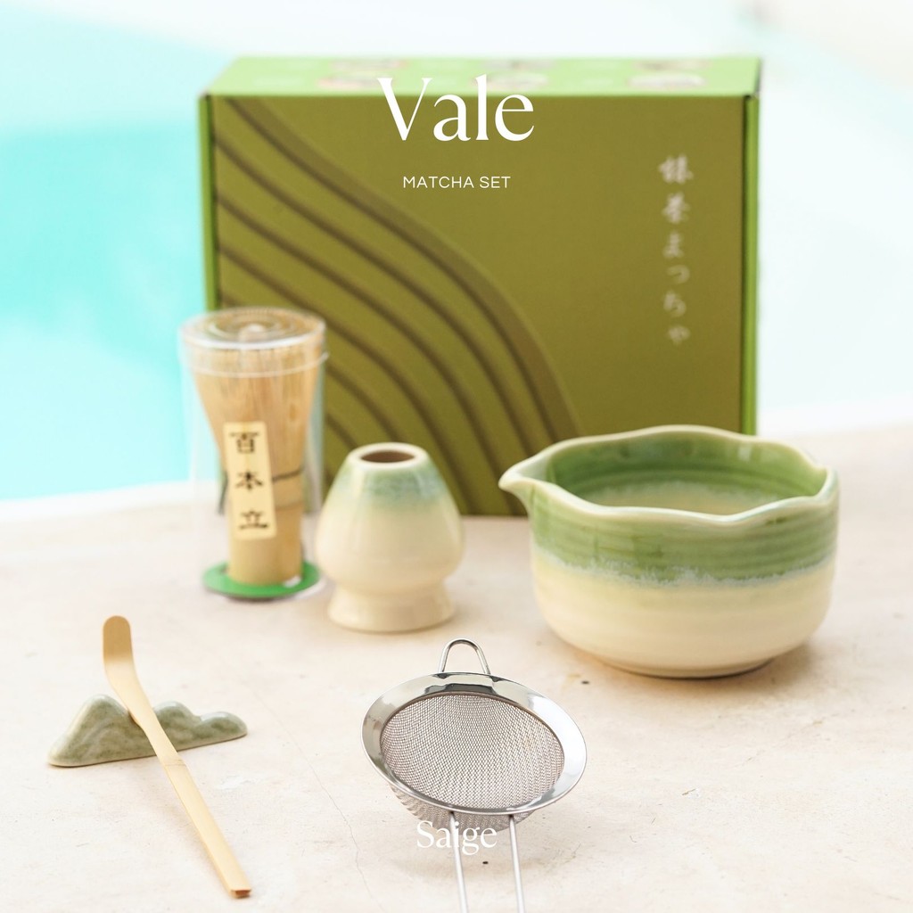 Jual [SAIGE] VALE Matcha Set Whisk Japanese Matcha Green Tea Matcha ...