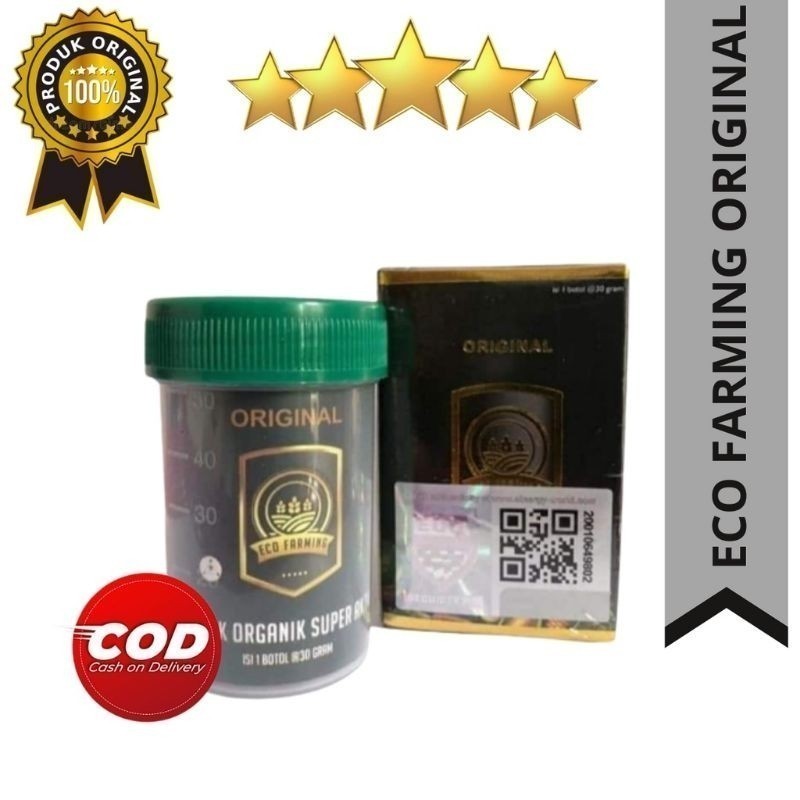 Jual PUPUK ECO FARMING ORIGINAL 100% @30gr PUPUK ORGANIK ECO FARMING ...