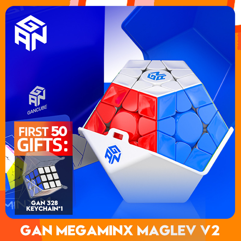 Jual New GAN Megaminx V2 Mega M Magnetic Original High Quality Speed ...