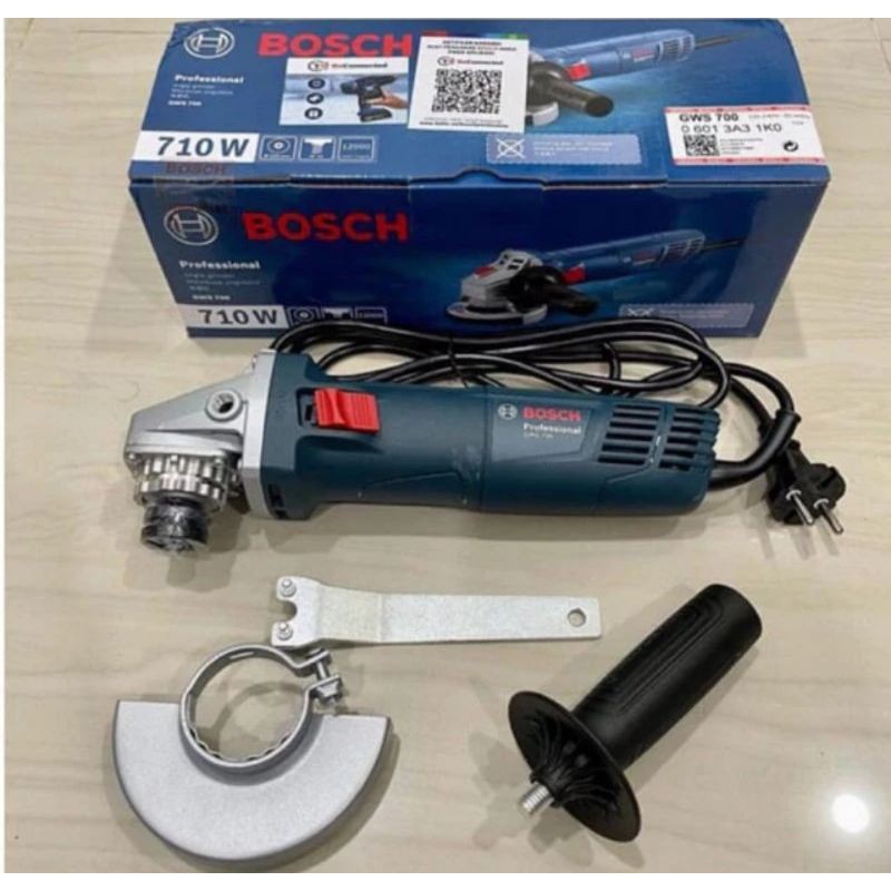 Jual mesin Gerinda tangan BOSCH GWS 700 / angle gurinda 4 inch bosch ...