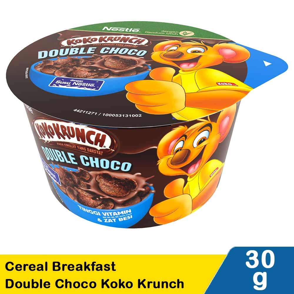 Jual NESTLE CEREAL BREAKFAST DOUBLE CHOCO KOKO KRUNCH 30g | Shopee ...
