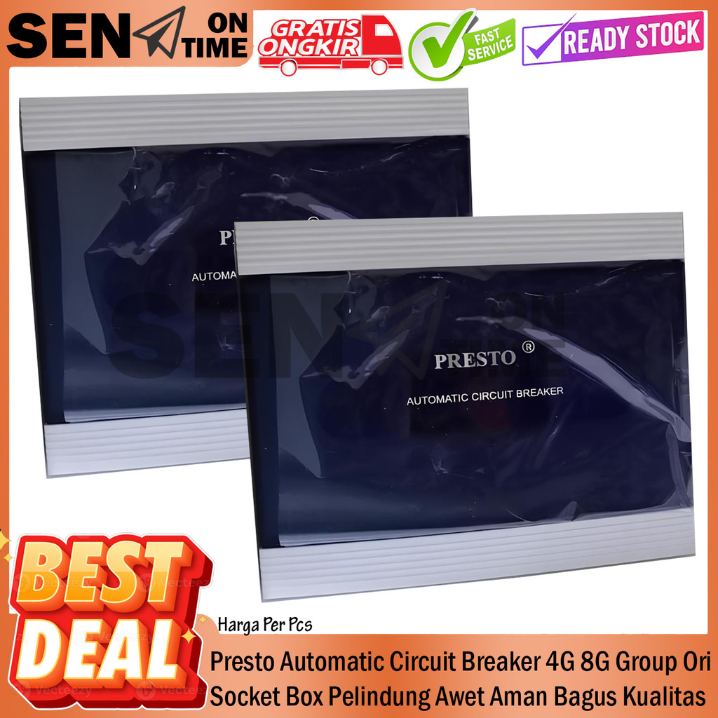 Jual Presto 4 Group 8 Grup Box MCB IB Panel Proteksi Listrik Rumah ...