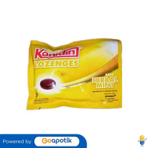 Jual Konidin Herbal Mint Lozenges Sachet | Shopee Indonesia
