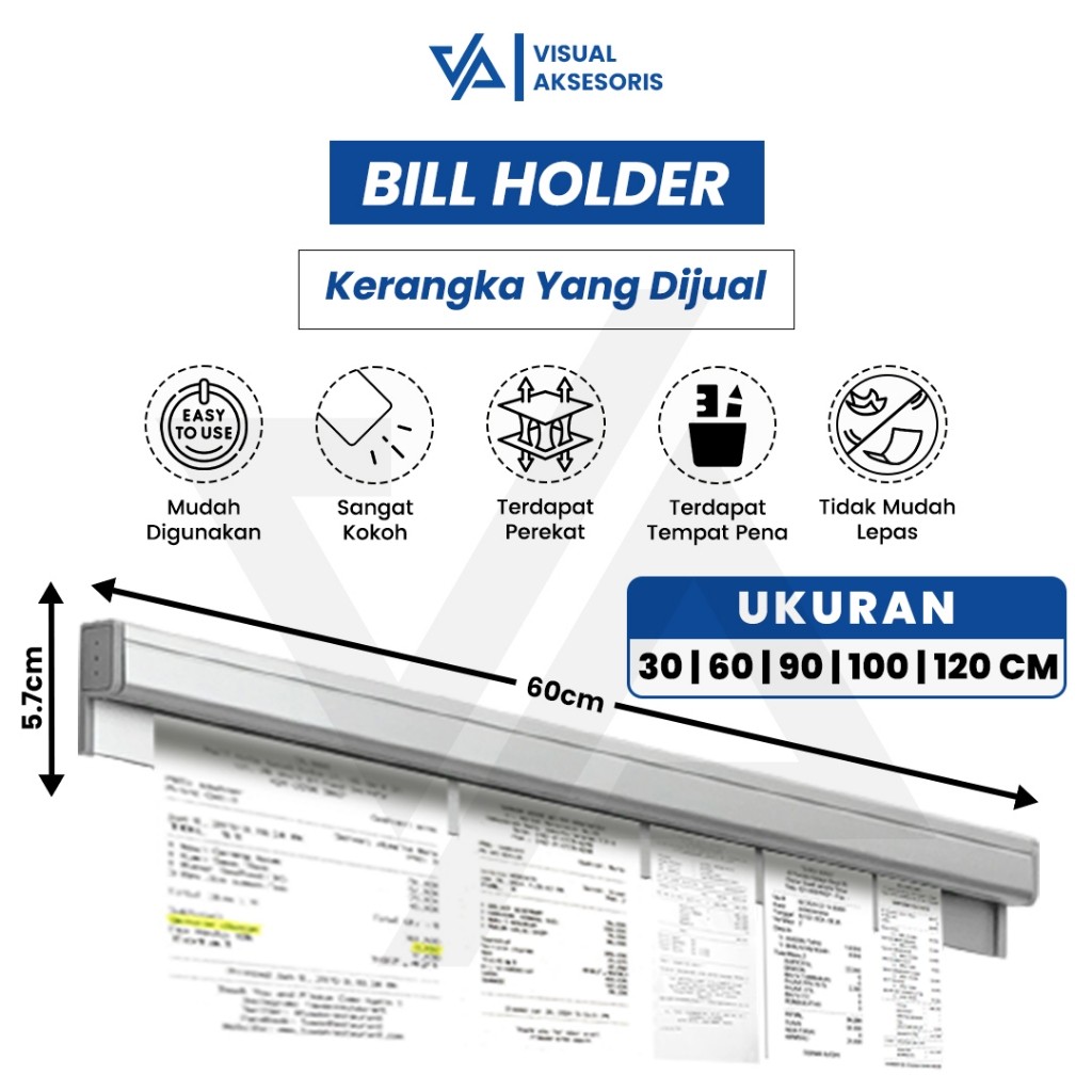 Jual Bill Holder Restaurant & Café | Jepitan Nota Pesanan | Penjepit ...