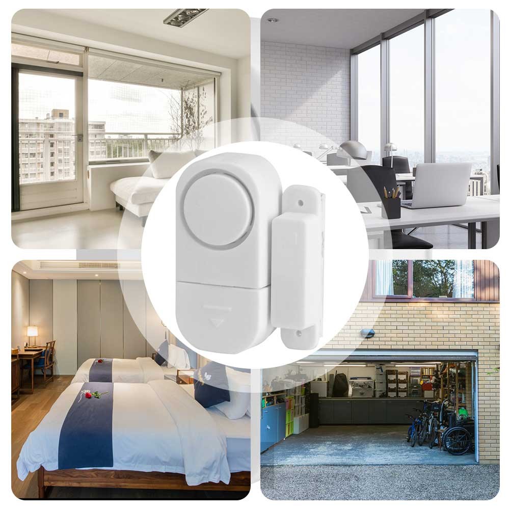 Jual Magnetic Door Window Sensor Anti-Theft Securitys Open Alarm System ...