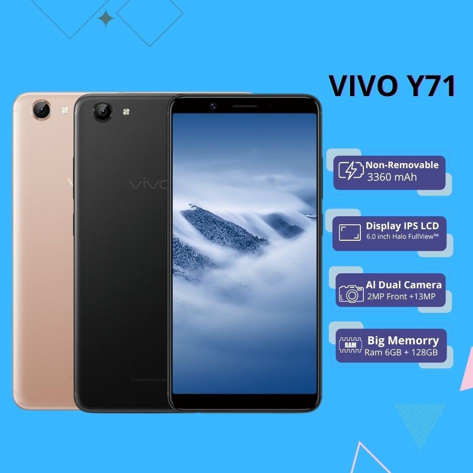 Jual HP VIVO Y71 RAM 6/128 GB [GARANSI 12 BULAN] / hp vivo | Shopee ...