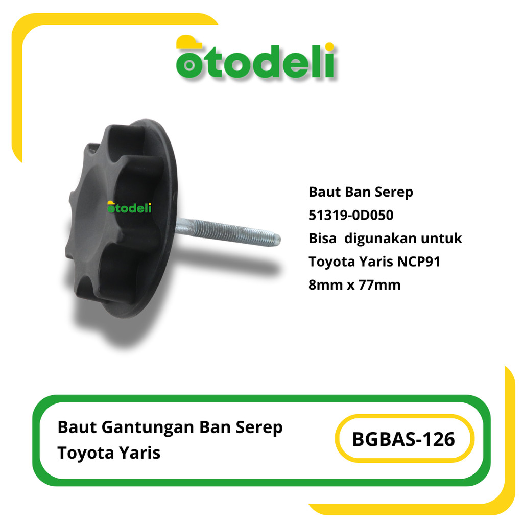 Jual Baut Gantungan Ban Serep Toyota Yaris NCP91 | Shopee Indonesia