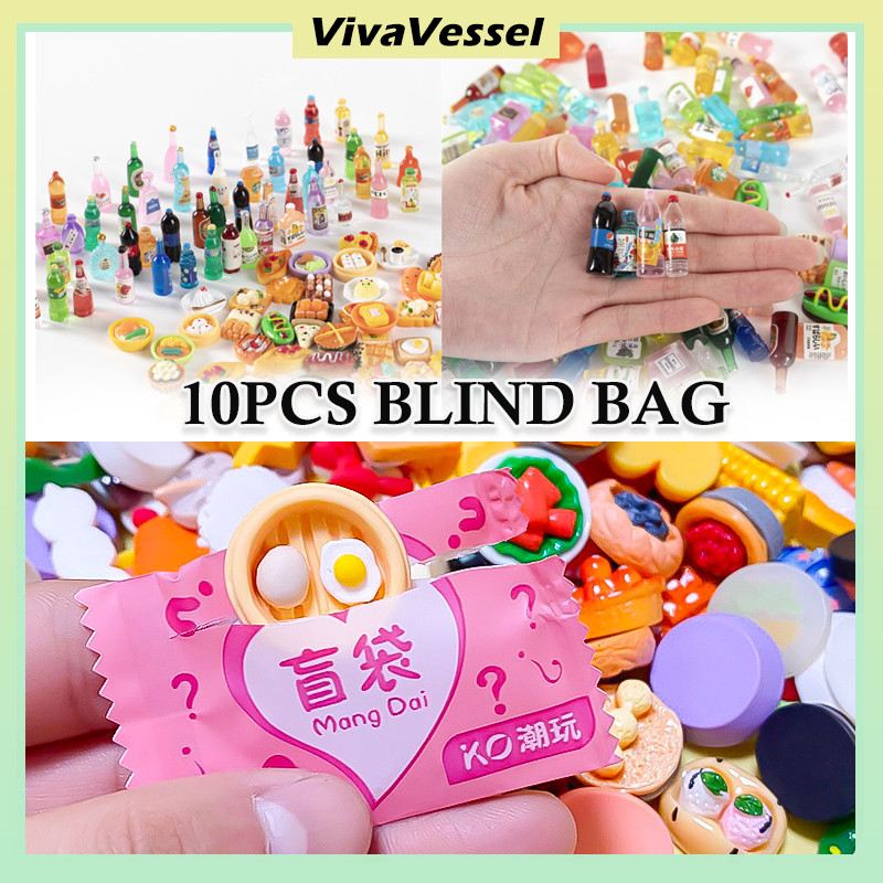 Jual 10PCS Blind Bag MAINAN FIGURE MINIATUR RESIN IMUT UNIK BLIND BOX ...
