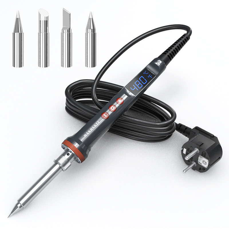 Jual 100W 200W Electric Soldering Iron Kit Digital Temperature ...