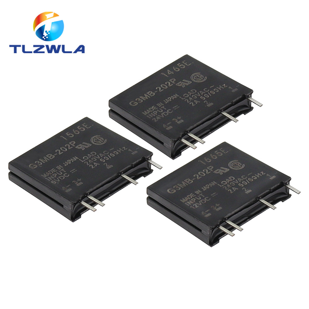 Jual 1Pcs 5V 12V 24V DC-AC Solid State Relay Module G3MB-202P G3MB 202P ...