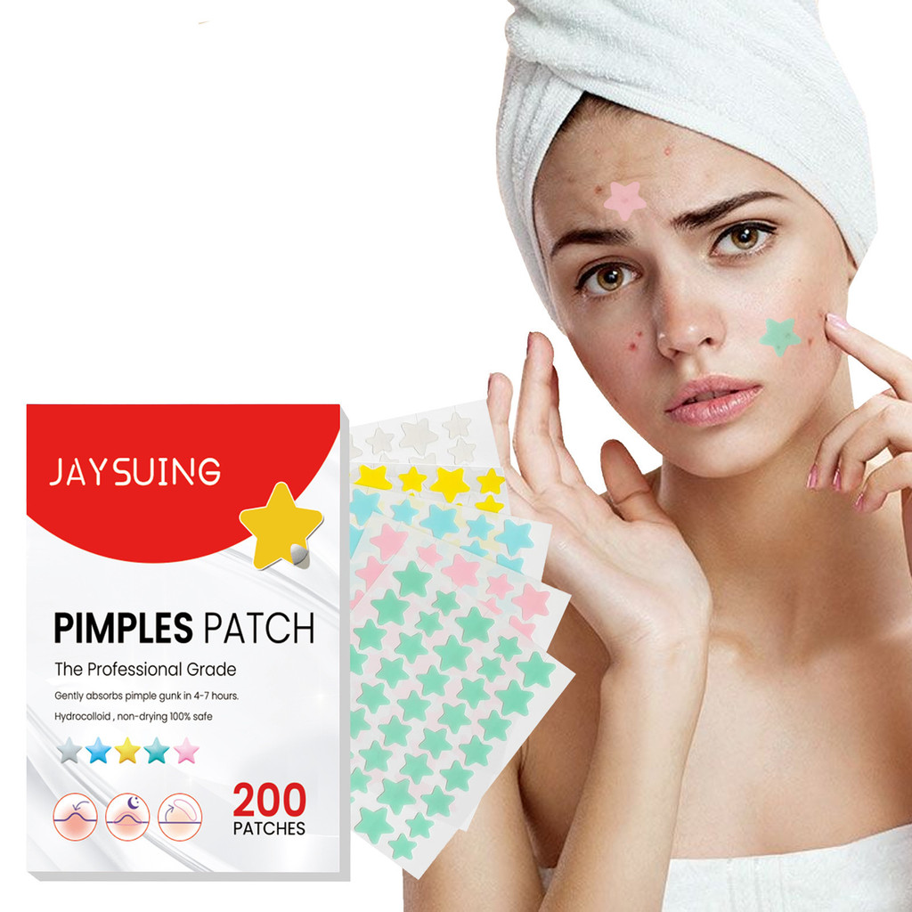 Jual 200pcs Star Acne Patch Lucu Stiker Jerawat Colorful Acne Patch ...