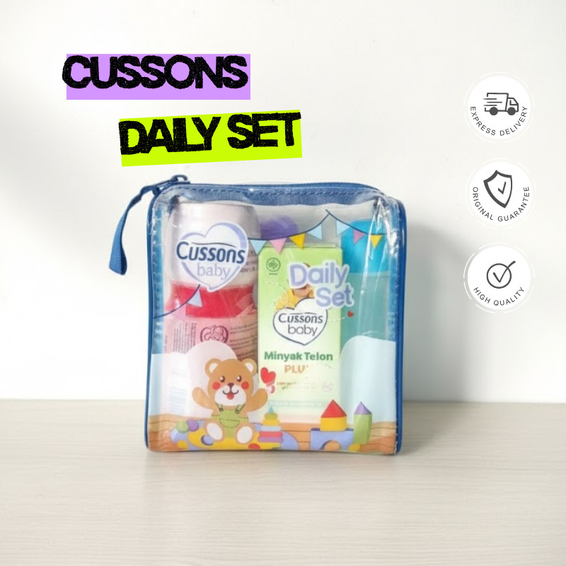 Jual Cussons Baby Daily Essential Pack 4in1 | Perawatan Bayi Mini Bag ...
